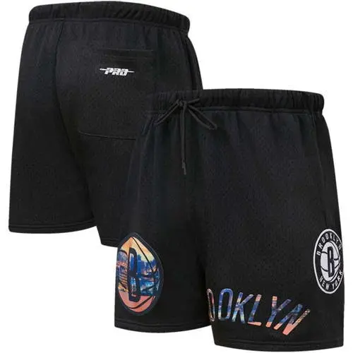 PRO STANDARD Brooklyn Nets City Scape Mesh Shorts