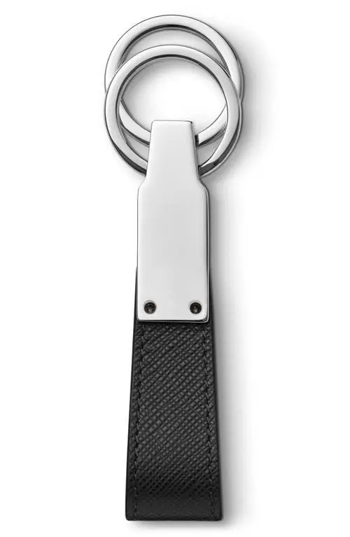 Montblanc Sartorial Leather Key Fob Loop - Black