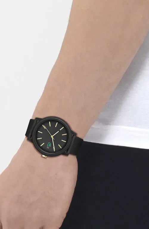 Lacoste 12.12 Strap Watch - Black