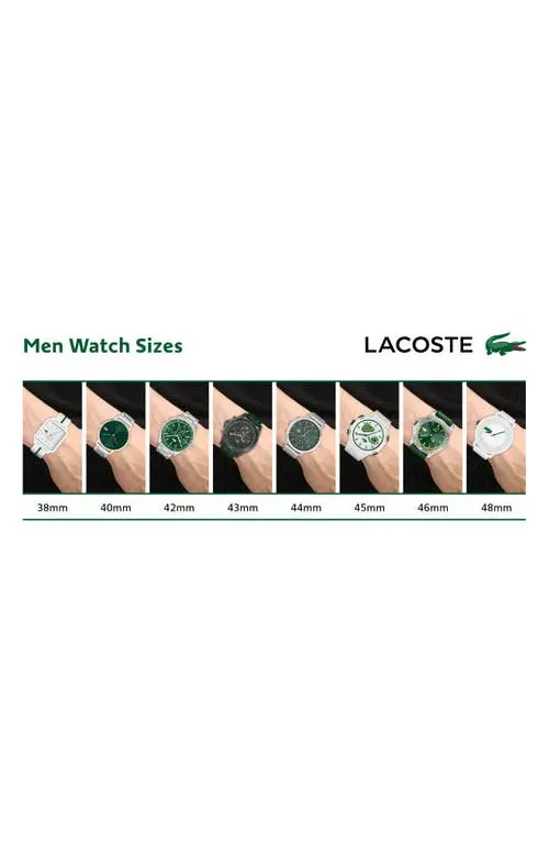Lacoste 12.12 Strap Watch - Black