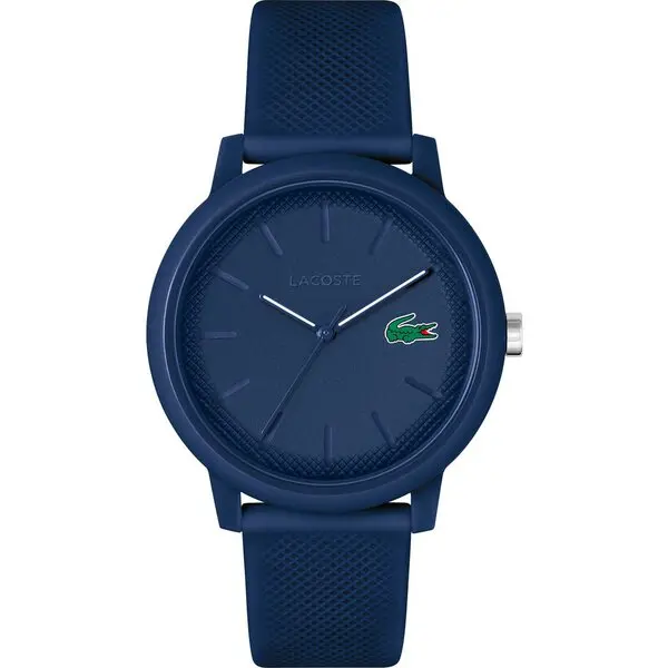 Lacoste 12.12 Silicone Strap Watch - Blue