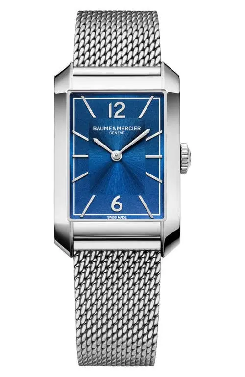 Baume & Mercier Hampton Automatic Mesh Bracelet Watch