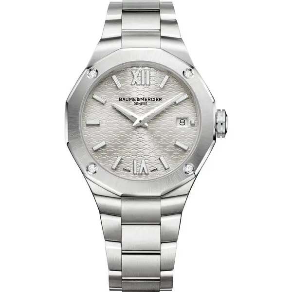 Baume & Mercier Riviera Automatic Bracelet Watch - Silver