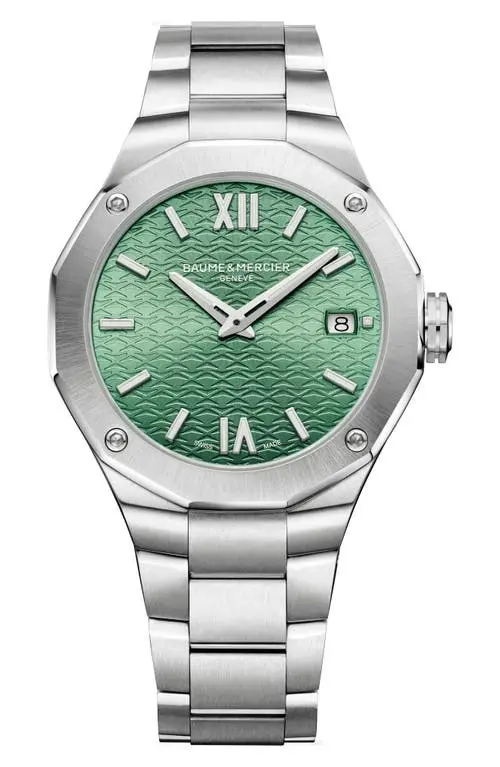Baume & Mercier Riviera Automatic Bracelet Watch - Silver