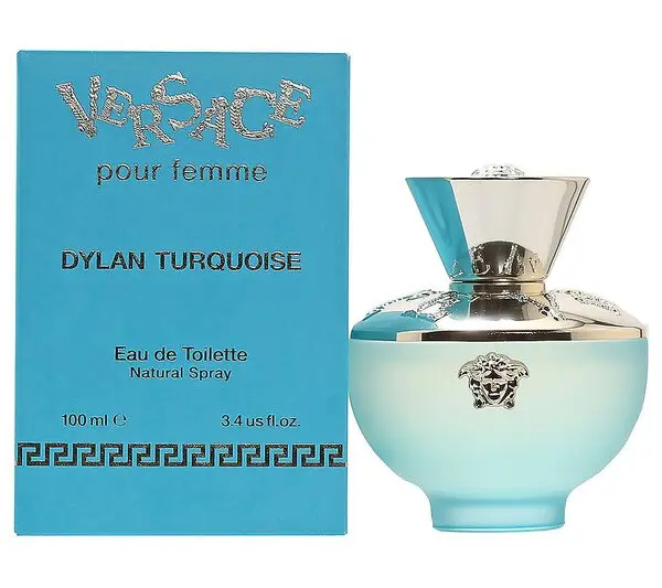 Versace Dylan Turquoise Pour Femme Eau De Toile Te Spray 3.4 - One-color