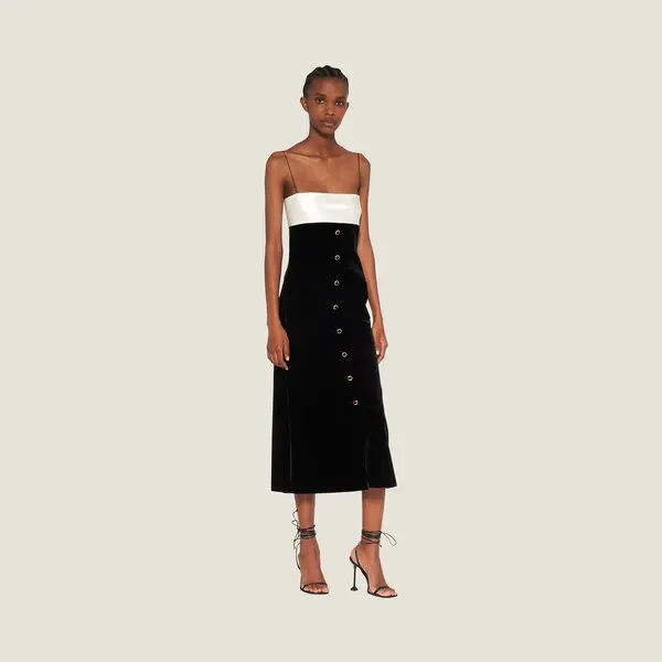 Miu Miu Long Velvet Dress
