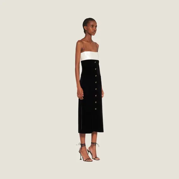 Miu Miu Long Velvet Dress