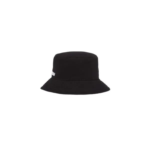 Miu Miu Drill Bucket Hat - Black/white