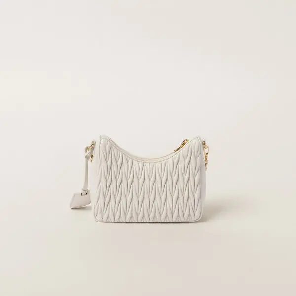 Miu Miu Matelassé Nappa Leather Shoulder Bag