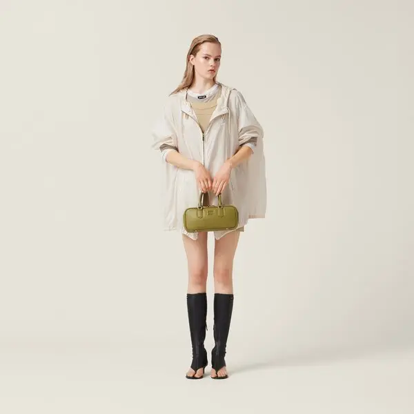 Miu Miu Technical Silk Blouson Jacket