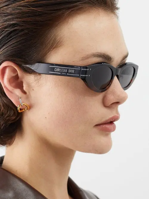 Dior B51 Cat Eye Sunglasses o Dior B51 Cat Eye – Black Purple - Giiz store main image 3