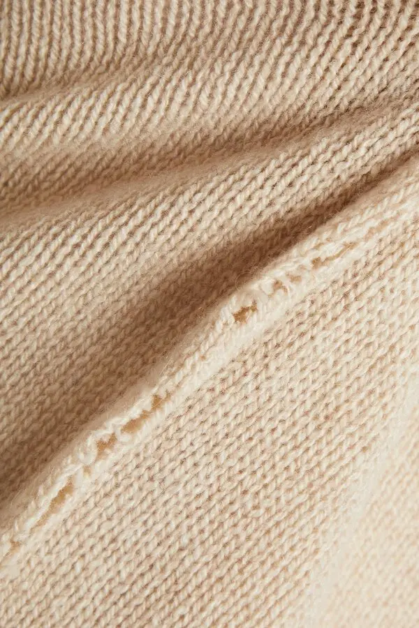 Marni Two-tone Cashmere And Wool-blend Sweater