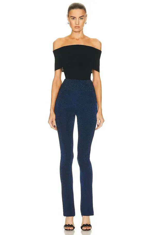 Alaïa Df Legging In Blue