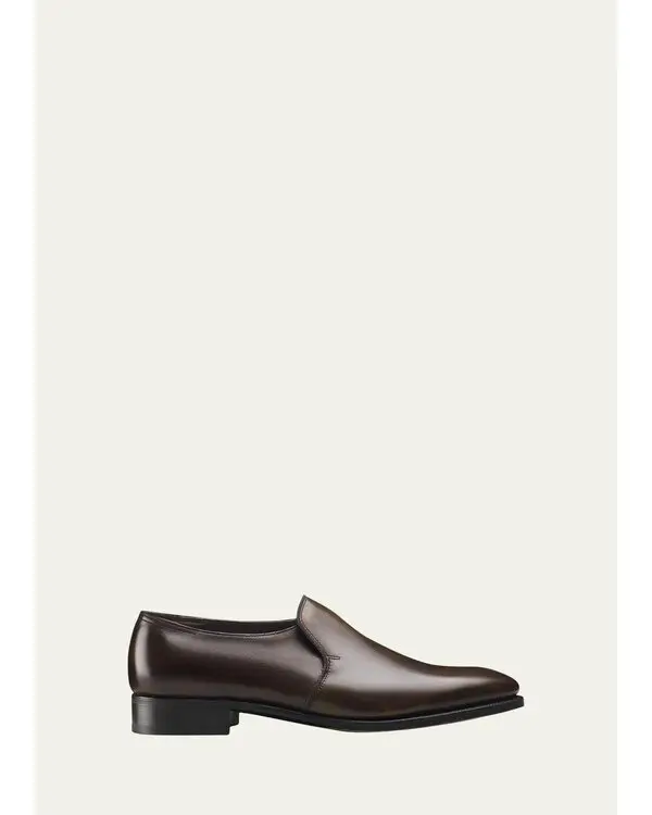 John Lobb Edward Leather Loafers - Dkbrwn