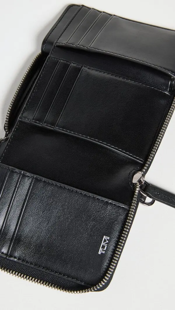 Tumi Tri-fold Zip-around Wallet