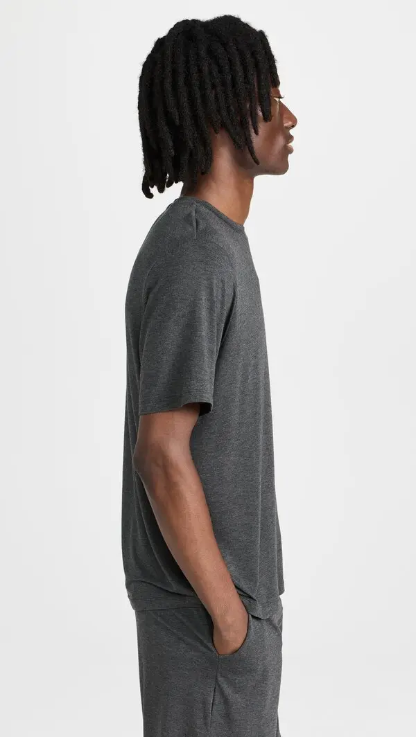 Eberjey Henry Modal Short Pj Set - Charcoal Heather