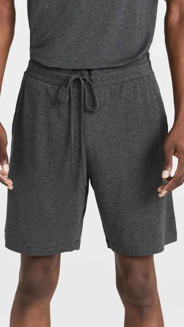 Eberjey Henry Modal Short Pj Set - Charcoal Heather