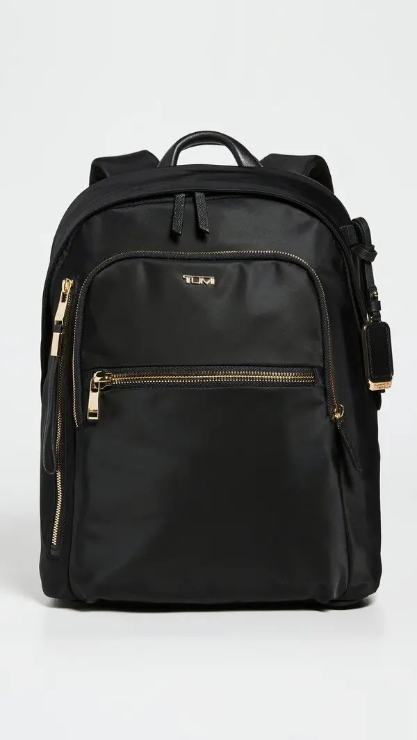 Tumi Halsey Backpack - Black/gold