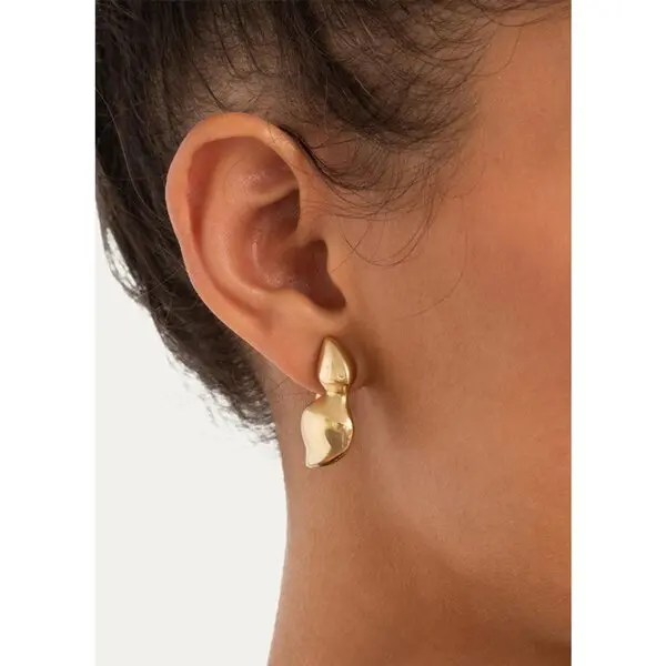 Vram 18k Yellow Cayrn Earrings