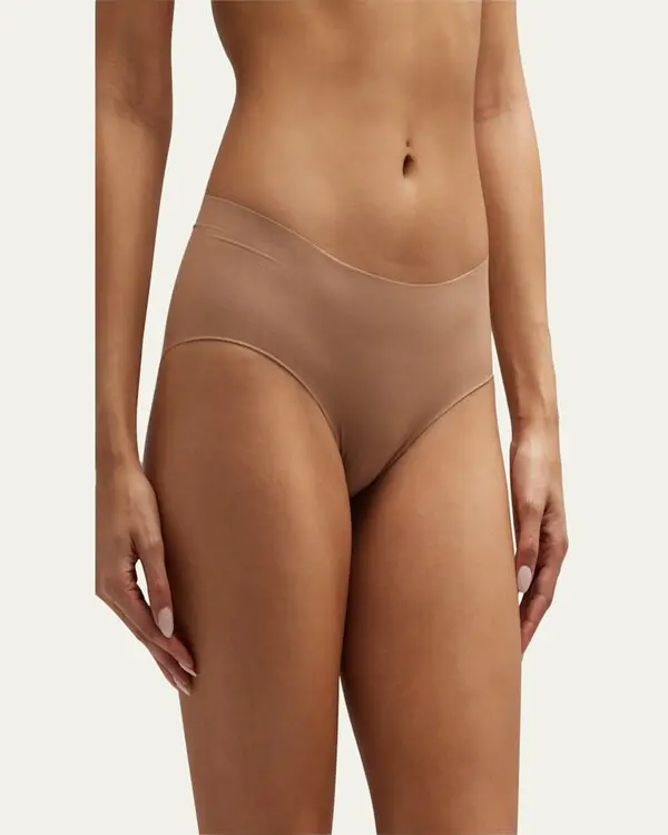 Commando Butter Mid-rise Bikini Briefs - Navy