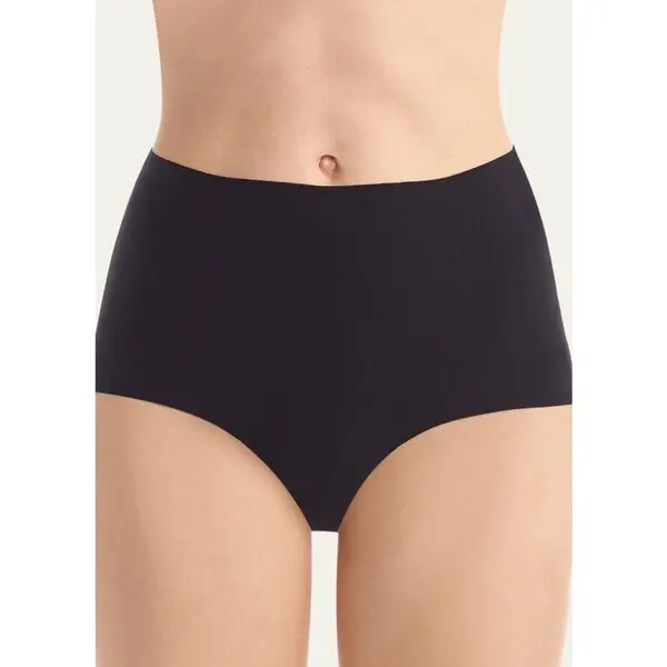 Commando Butter High-rise Stretch Bikini Briefs - Black