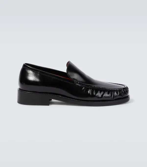 Acne Studios Leather Loafers - Black | Editorialist