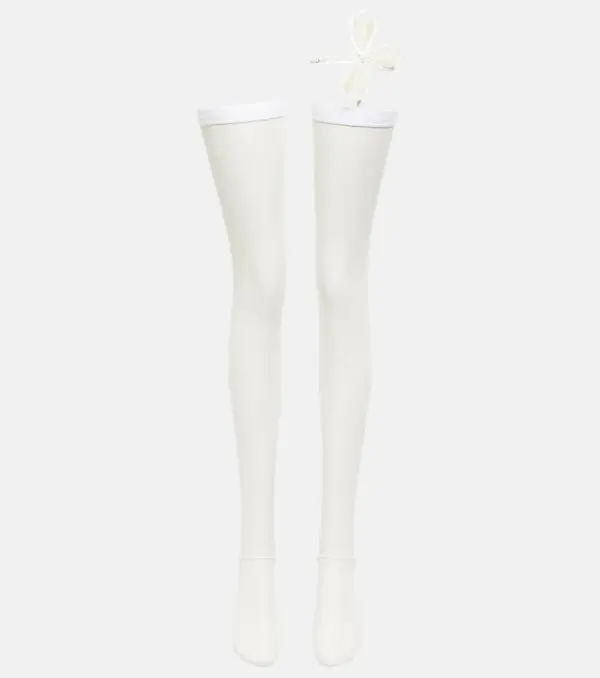NENSI DOJAKA Bridal Tulle Tights - White