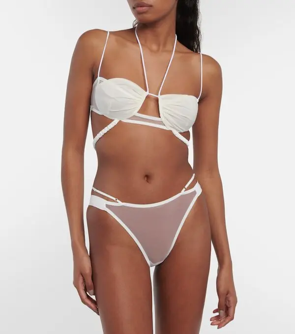 NENSI DOJAKA Bridal Chiffon Bra