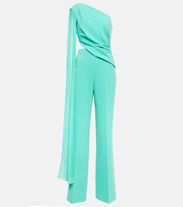 Roland Mouret Asymmetric Cady Jumpsuit