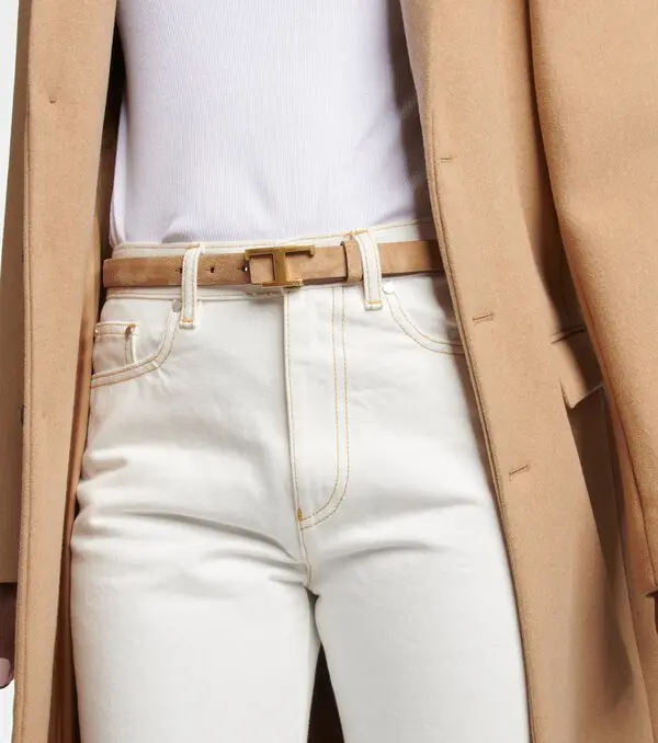 TOD'S Reversible Suede Belt
