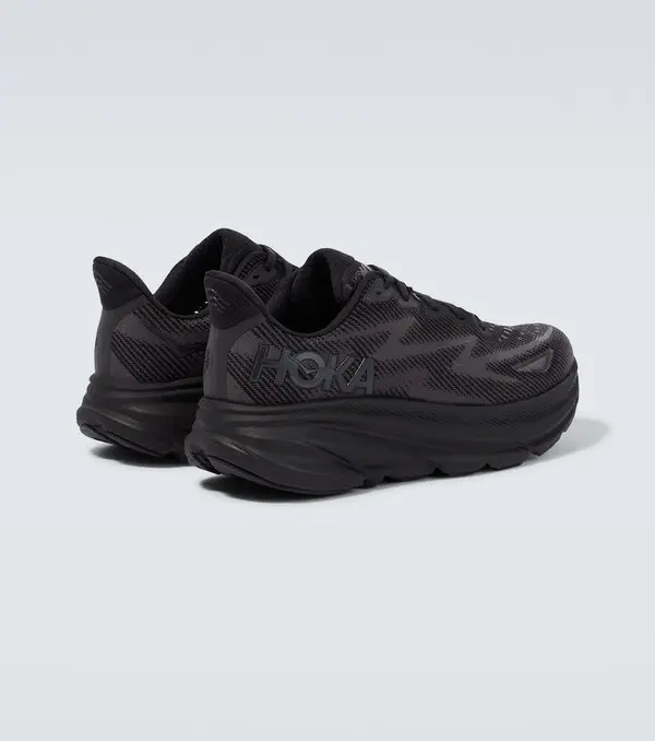 Hoka One One Clifton 9 Sneakers - Black
