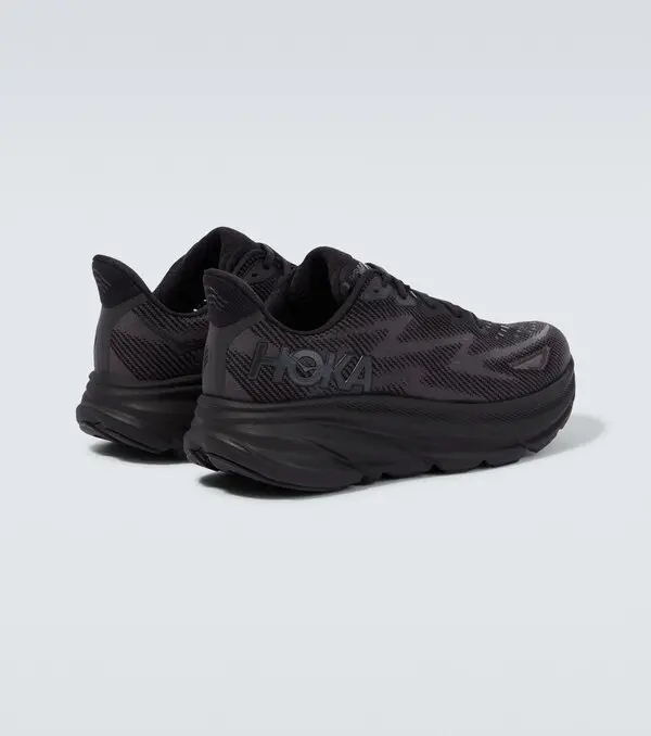 Hoka One One Clifton 9 Sneakers - Black
