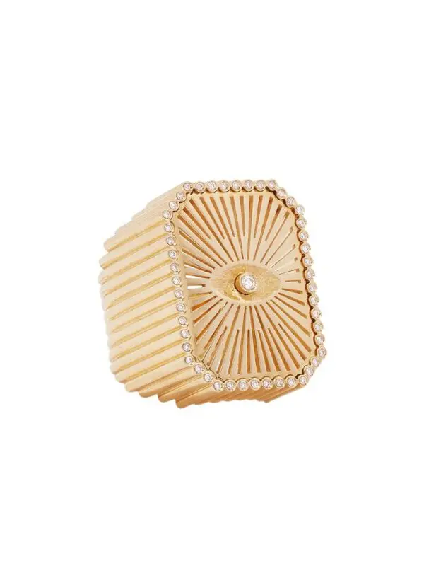 MARIE LICHTENBERG Eye Scap Diamond Ring