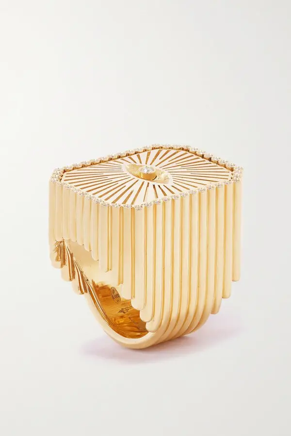 MARIE LICHTENBERG Eye Scap Diamond Ring