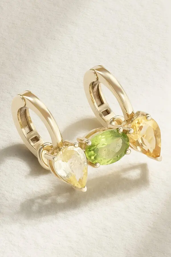 DIANE KORDAS 18-karat Multi-stone Ear Cuff