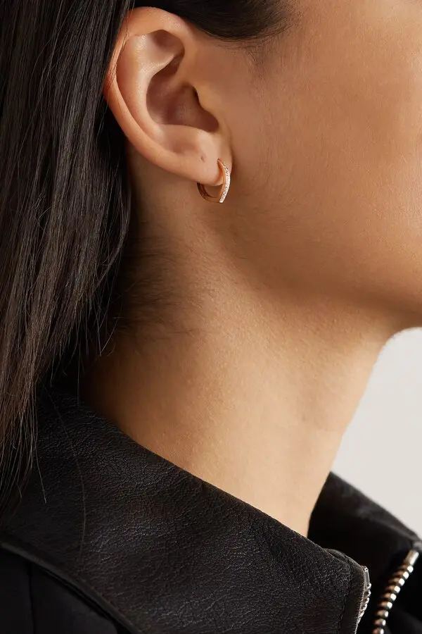 REPOSSI Antifer 18-karat Diamond Single Earring - Gold