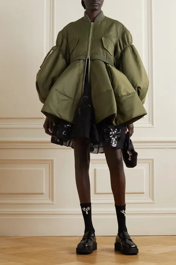 Simone Rocha Shell Bomber Jacket