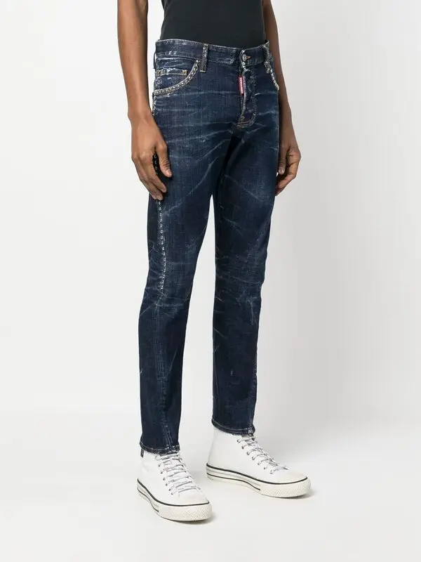 Dsquared2 Stud-embellished Skinny Jeans