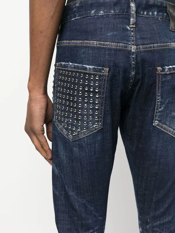 Dsquared2 Stud-embellished Skinny Jeans