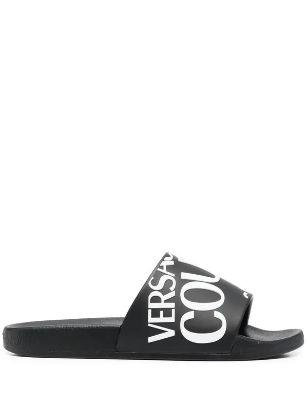 Versace Logo-print Slides