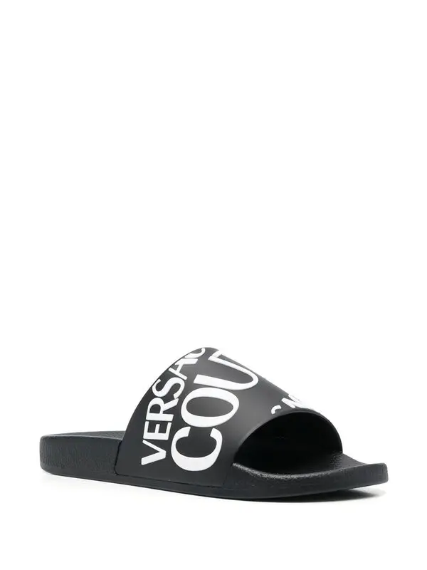 Versace Logo-print Slides