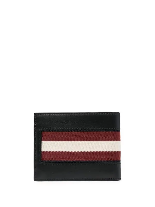 Bally Bi-fold Striped Wallet