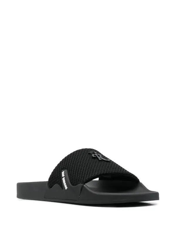 Raf Simons Astra Logo Slides - Black
