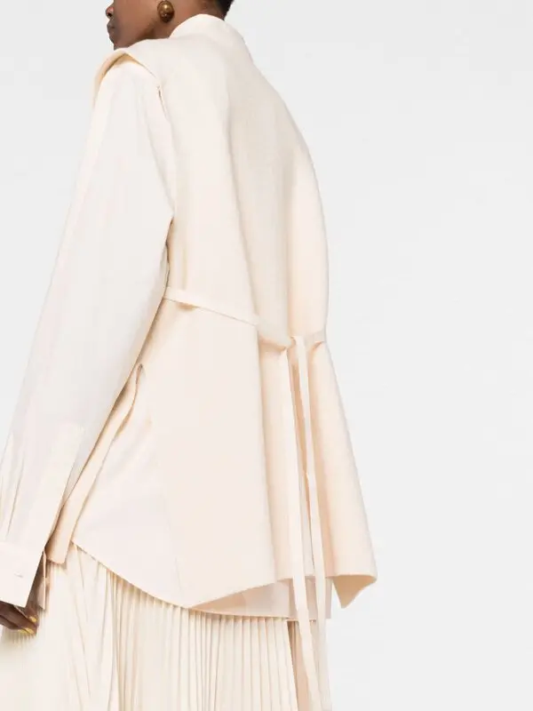 JIL SANDER Wool V-neck Vest