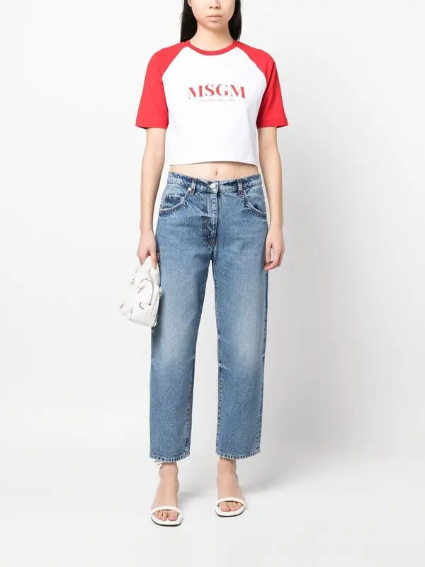 MSGM Straight-leg Denim Jeans