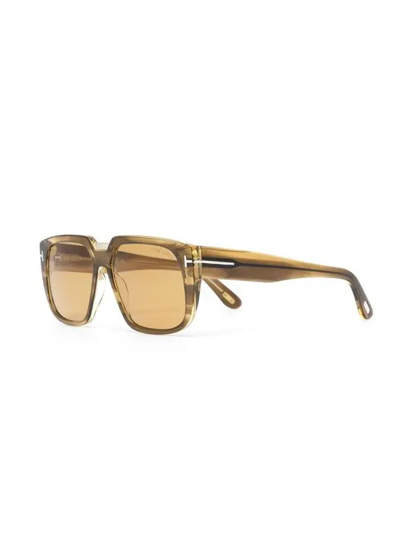 TOM FORD Rectangle-framed Tinted Sunglasses