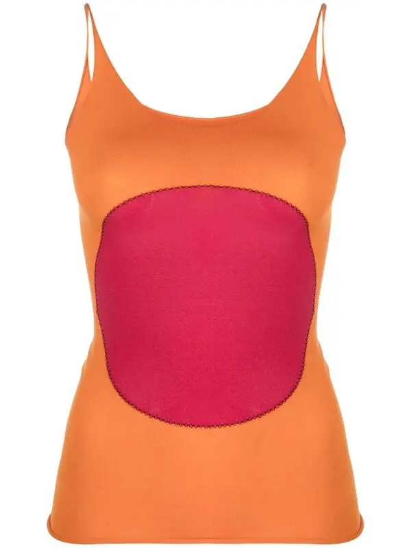 Marni Contrast-patch Cami Top