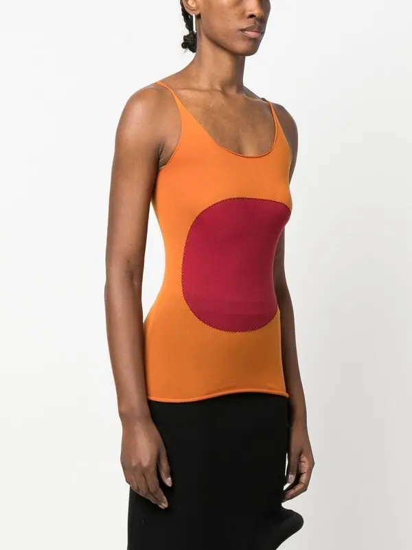 Marni Contrast-patch Cami Top