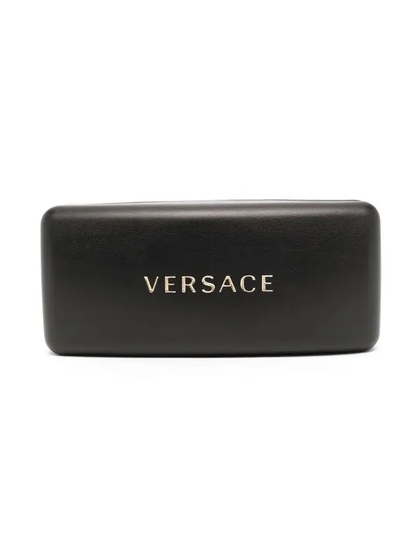 Versace Oversized Geometric Sunglasses - Black