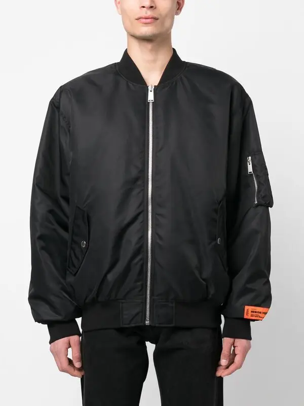Heron Preston Padlock-patch Bomber Jacket